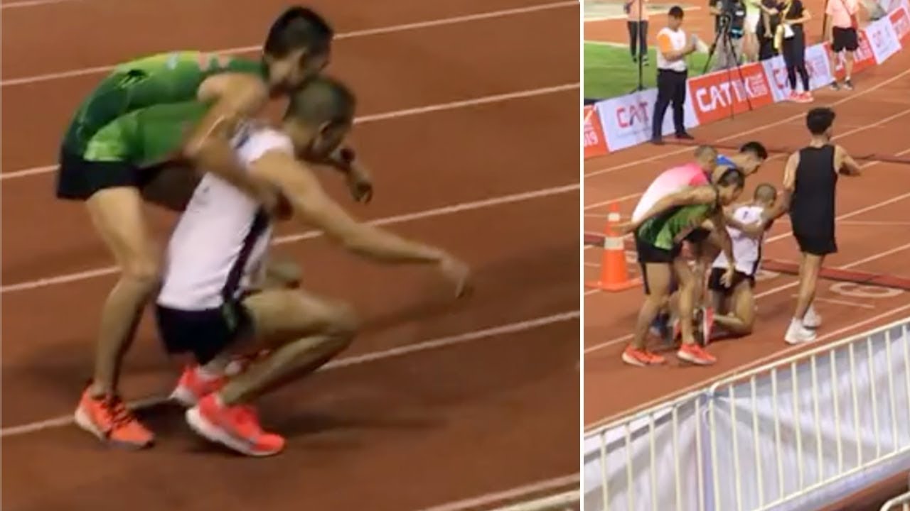 Atleta abandona corrida antes da meta para ajudar adversário em ...
