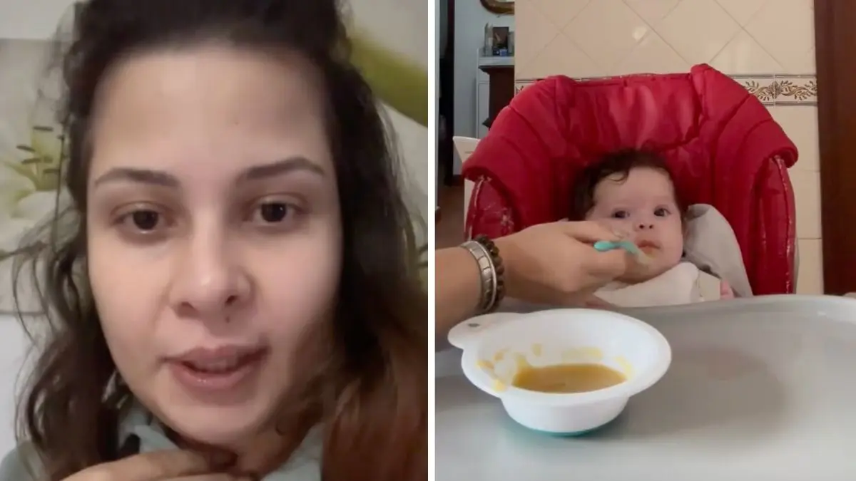 Sandrina Pratas mostra bebé Ariel a comer a “primeira sopa” e é avisada ...